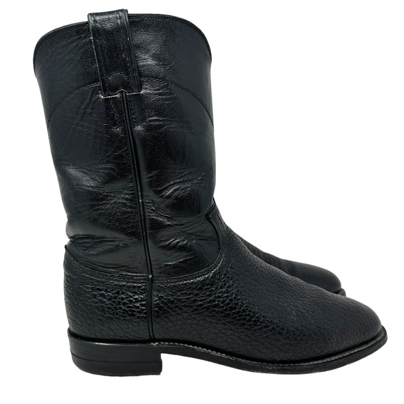 Justin Boots | Shoes | Justin Mens Classic Western Cowboy Boot Black ...